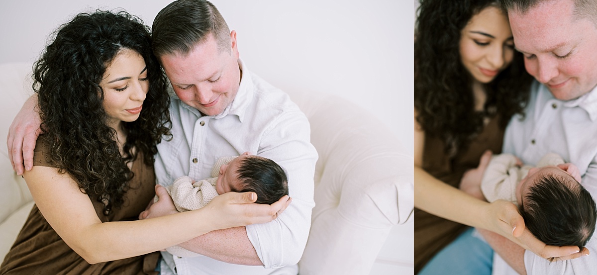 Studio Newborn Family Session in Studio - emiliephillipson.com